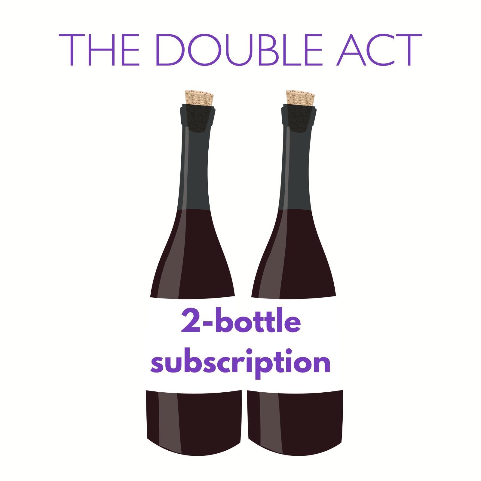 The Double Act - two-bottle wine subscription – Bubble Brothers